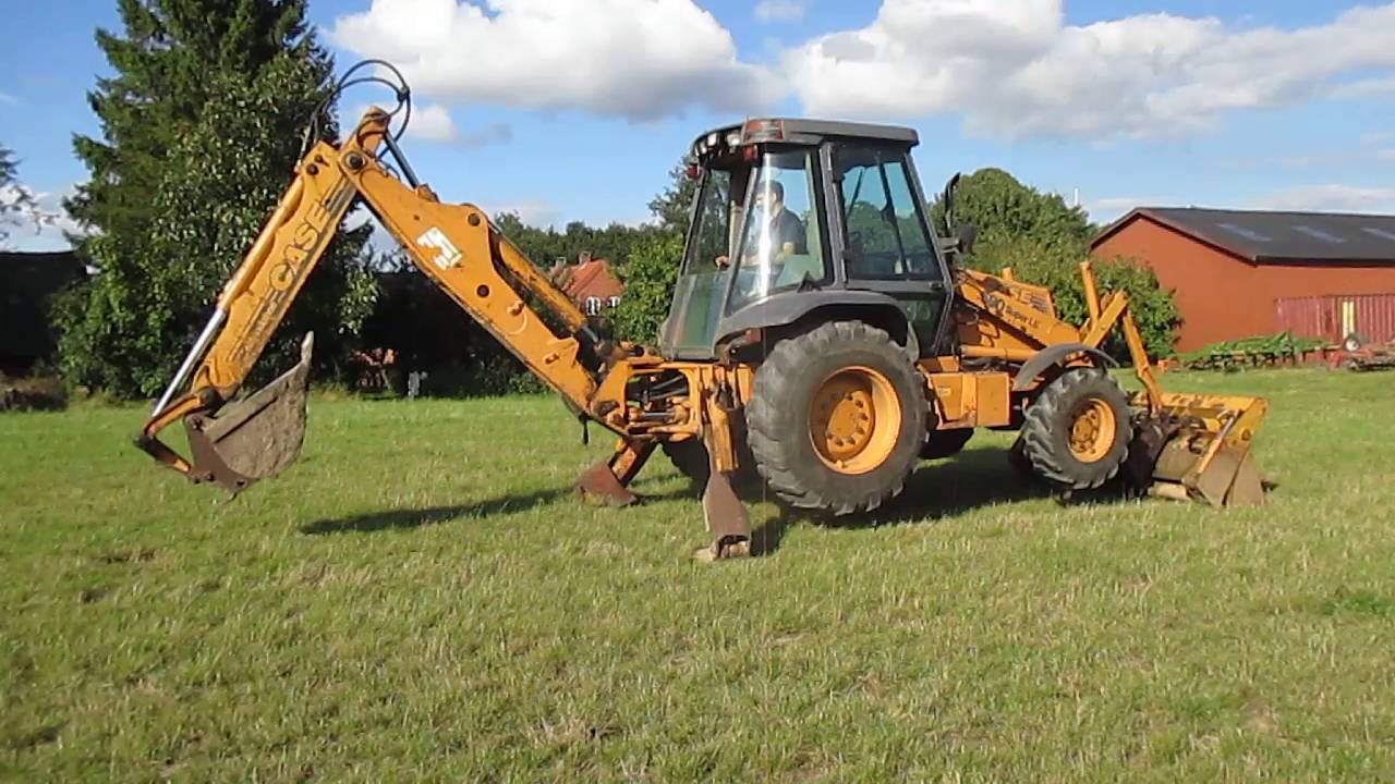CASE 580 Super LE Backhoe Loader Test - YouTube