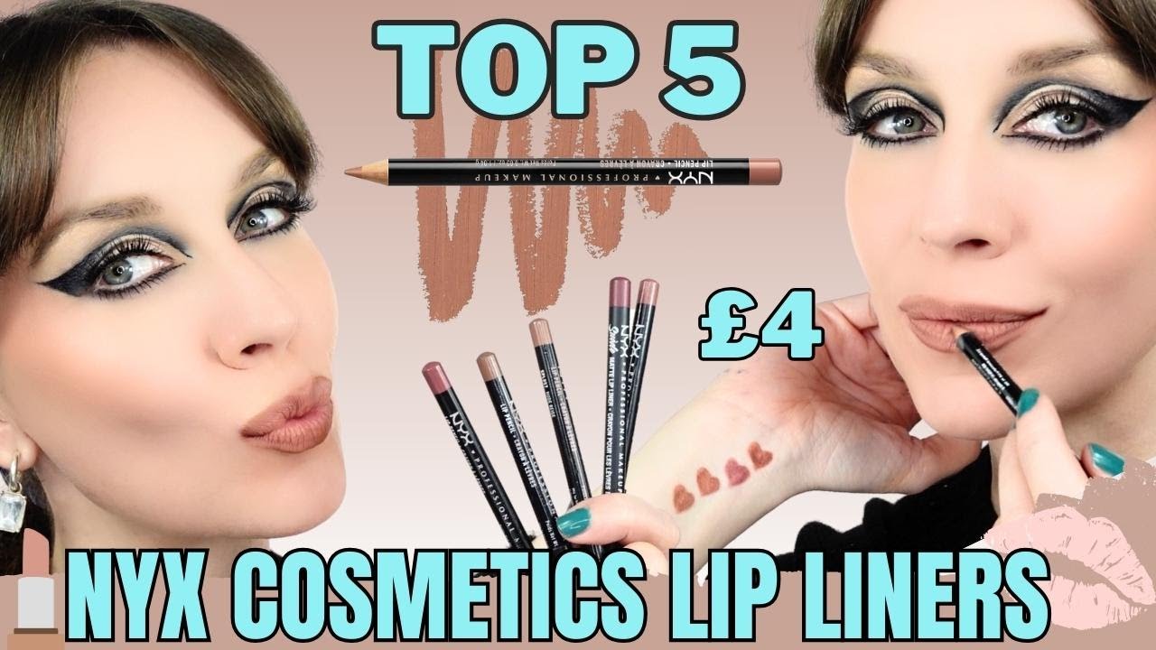 NYX LIP LINER SWATCHES | DUPES #nyxcosmetics #lipliner #nyx - YouTube