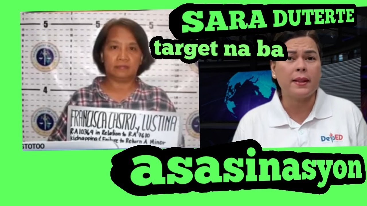 Sara DUTERTE Last solution ASASINASYON ba - YouTube