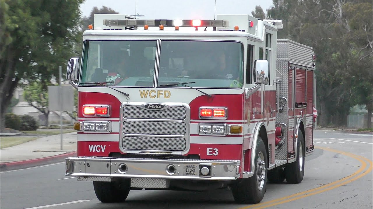 West Covina Fire Dept. Engine 123 & RA 122 - YouTube