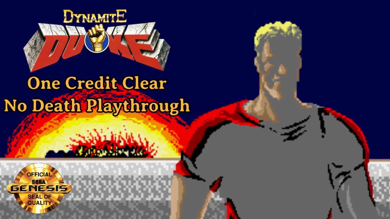 Dynamite Duke (Sega Genesis) | 1CC Playthrough - YouTube