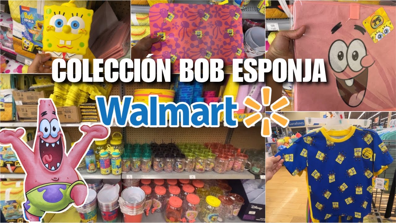 Bob Esponja en Walmart 🏝️⚓️RECORRIDO nueva Colección🩵💛 - YouTube