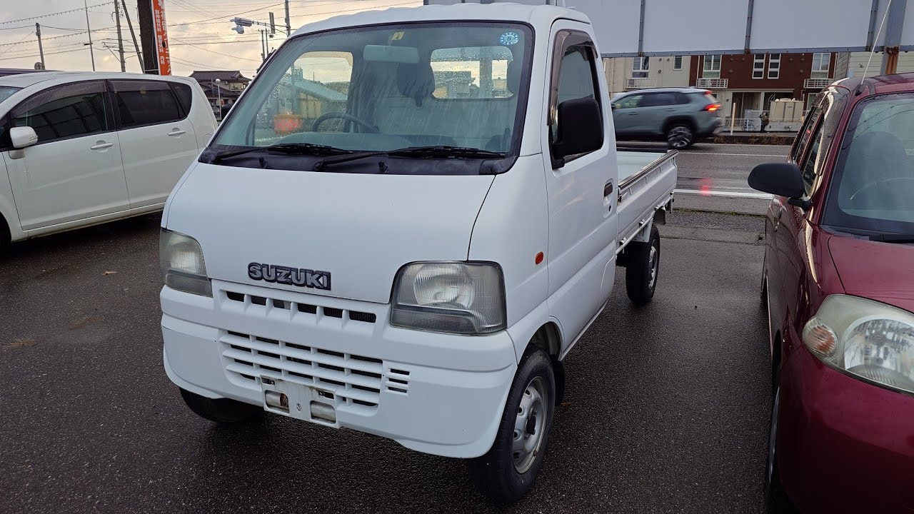 DA52T 車検6年4月 スズキキャリィトラック 走行22000キロ 5速マニュアル 快調!2WD 改造ベースにいかがでしょうか! - YouTube