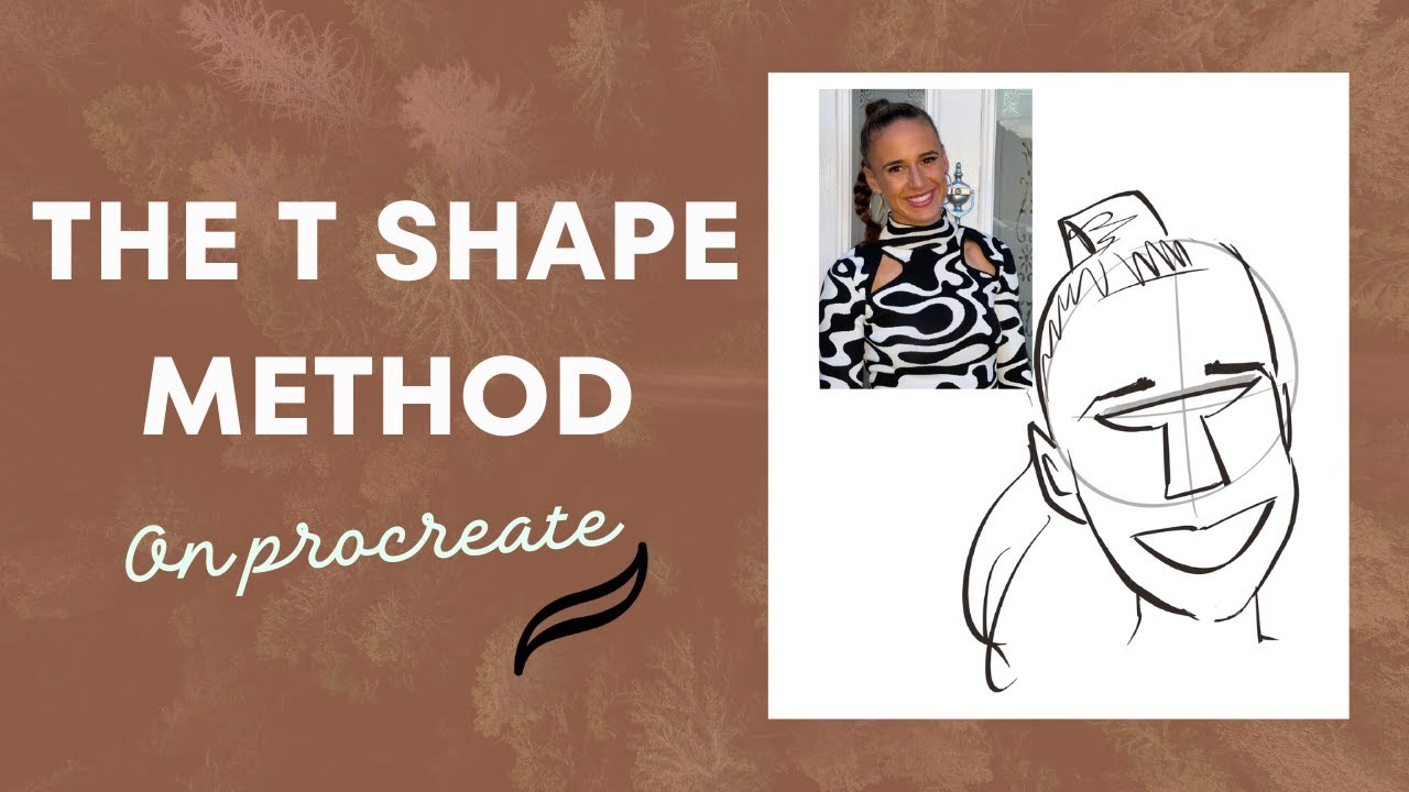 Trying the ‘T SHAPE’ method to get likeness in caricature - YouTube