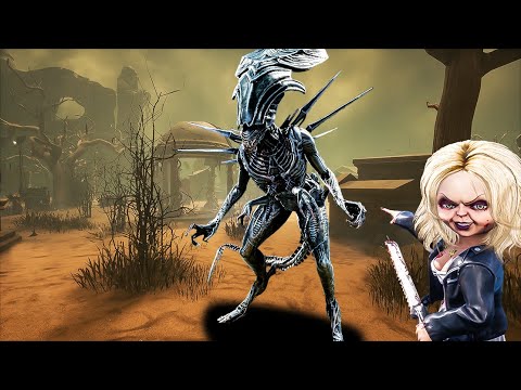 Tiffany & Queen Xenomorph vs SWF | DBD No Commentary - YouTube