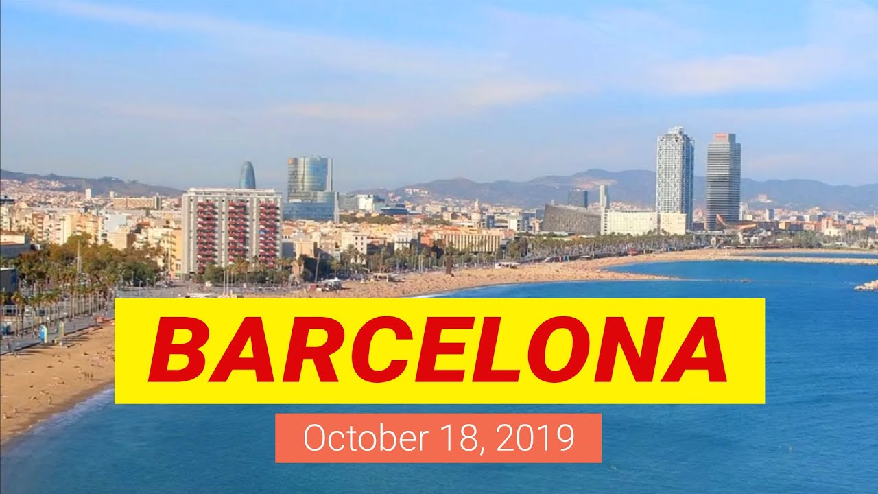 Barcelona, Catalonia, Spain. Webcam city view - YouTube