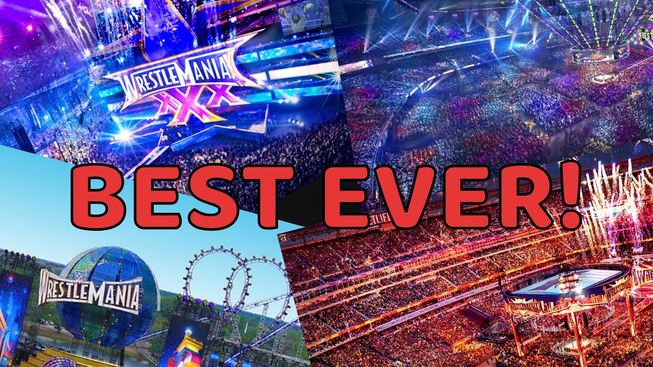 Top 10 Best WWE WrestleMania Stages Ever! - YouTube