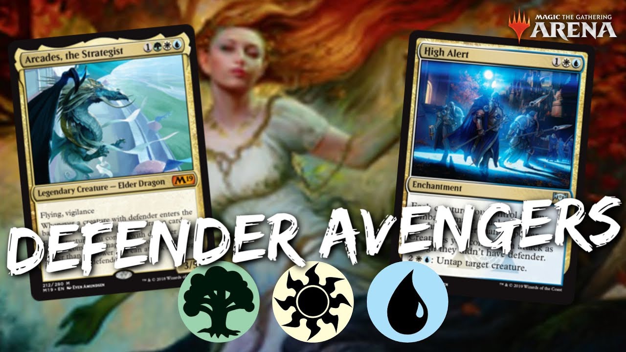 Defender Avengers [MTG Arena] | Arcades + High Alert + Walls Deck in ...