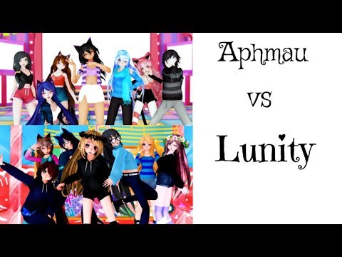 [MMD • Aphmau • Lunity] Aphmau vs Lunity (15k) - YouTube
