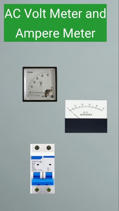 DC Ampere Meter | ELCB Wiring Connection | ELCB Installation | @ElectoTech1 - YouTube