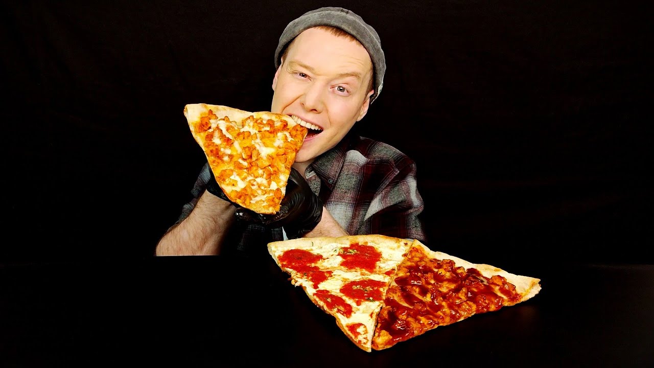 ASMR EATING PIZZA 🍕 MARGARITA|BBQ|PLEASANT SOUNDS OF FOOD|MUKBANG|ROMA ...
