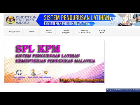 Tutorial key in kursus/bengkel/taklimat/dsb dalam SPLKPM 2020 - YouTube