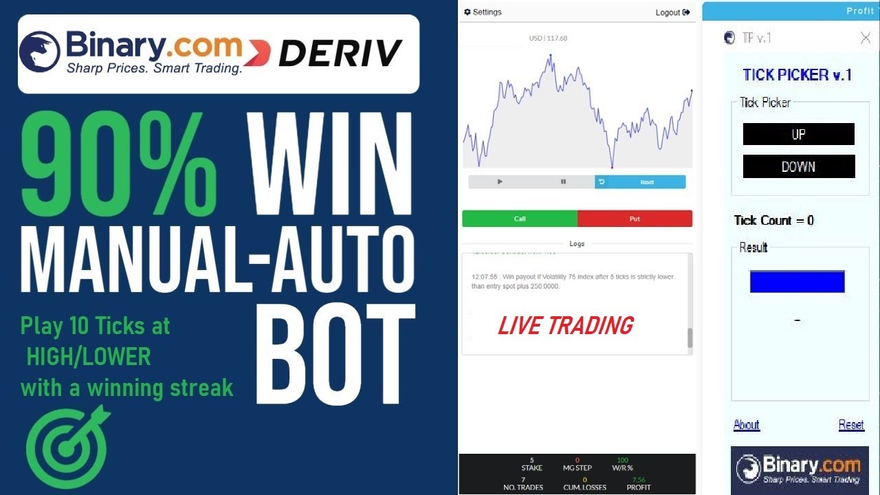 Play 10 Ticks at HIGHLOWER With a Winning Streak - Latest Bot Software ...
