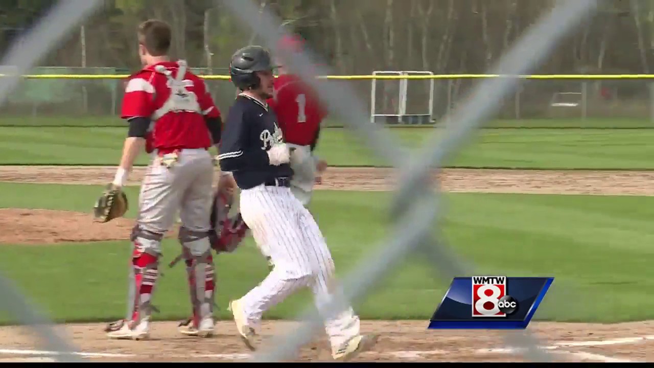 Portland baseball team tops South Portland - YouTube