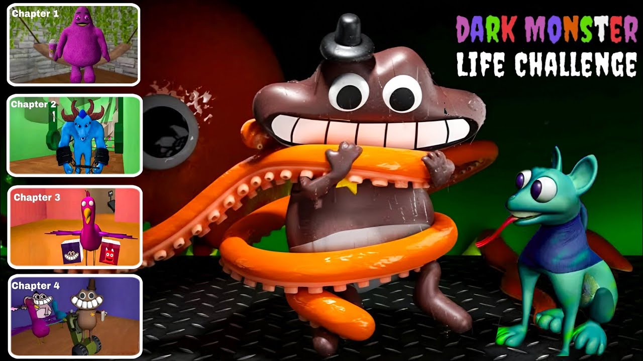 The Full Story of Dark Monster Life Challenge! (Chapter 1 - 4) New ...