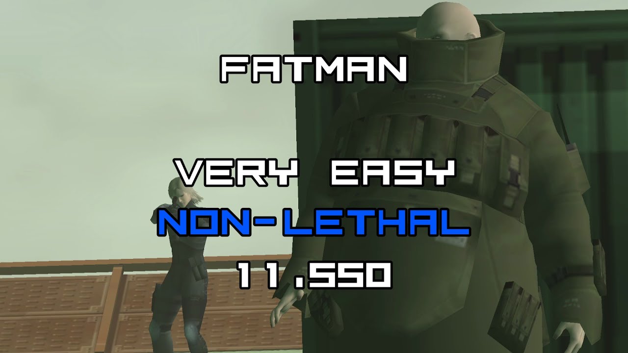 MGS2 Substance - Fatman, Very Easy - 11.550 - YouTube