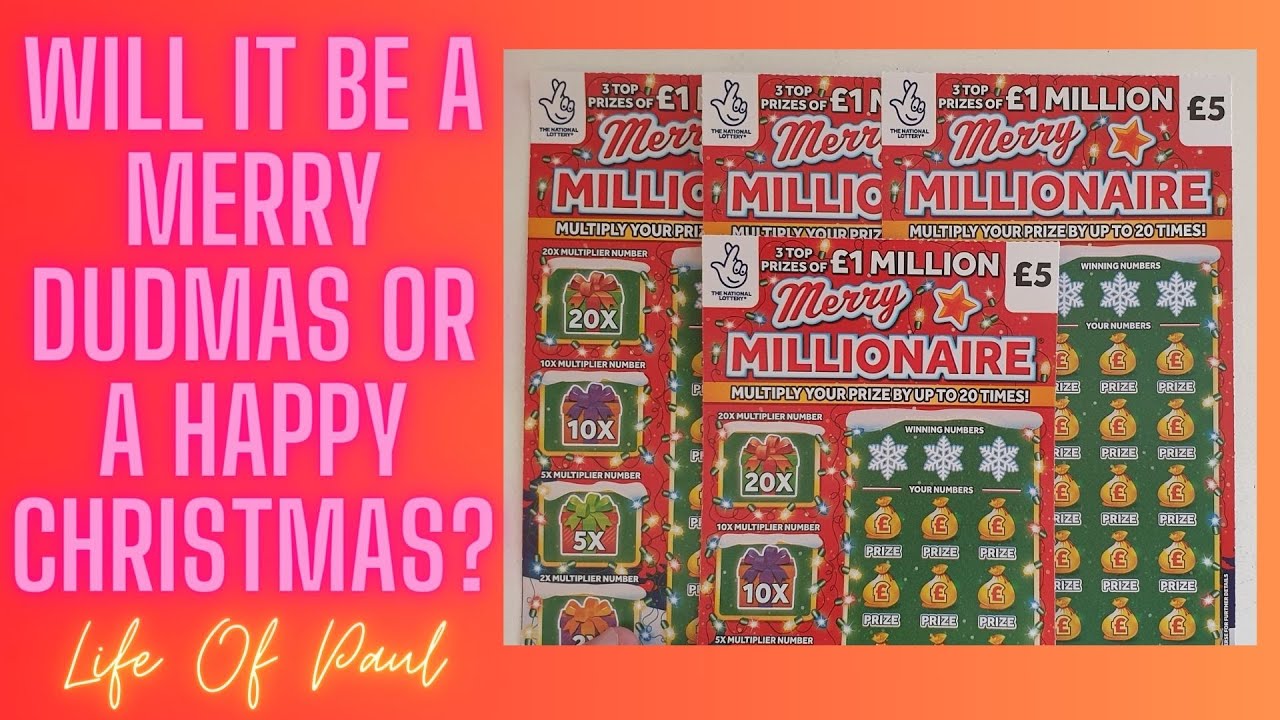 New £5 scratch cards from the National Lottery. £20 of Christmas ...