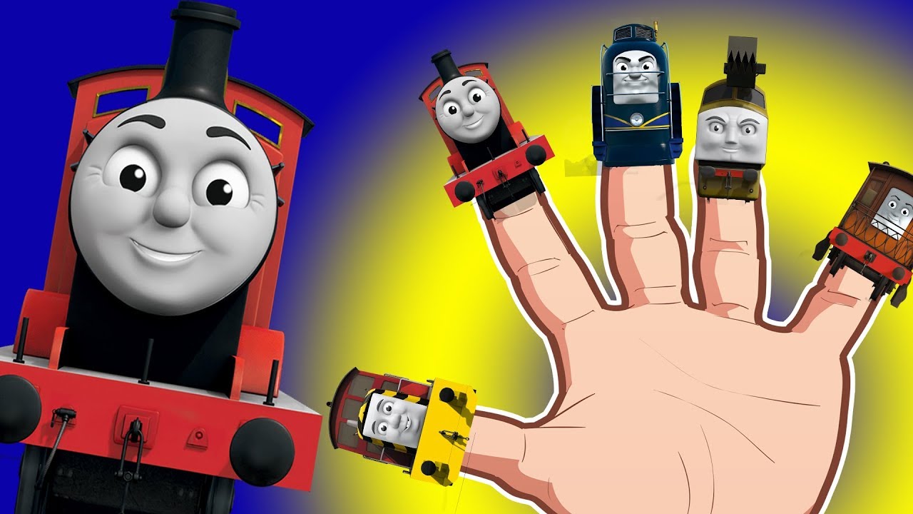 Thomas and Friends Finger Family Song Nursery Rhymes - YouTube