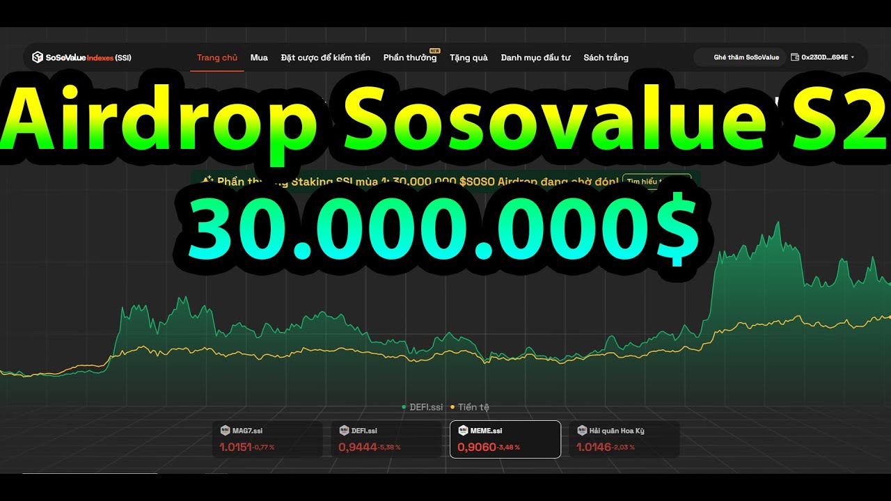 Airdrop Sosovalue S2 Phần Thưởng Triệu Usd Cực Ngon - YouTube
