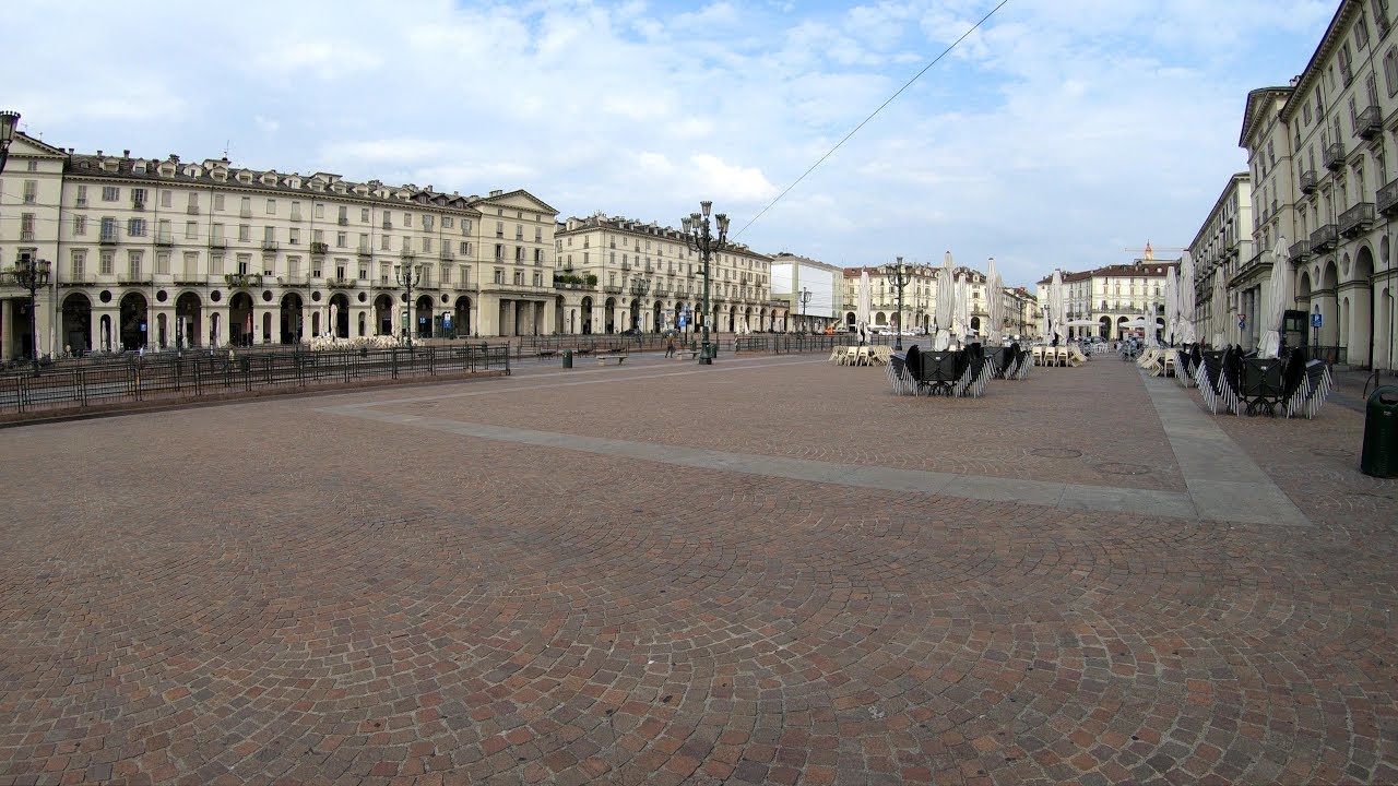 Turin Italy. A Walk In the City Between Two Great Squares - YouTube
