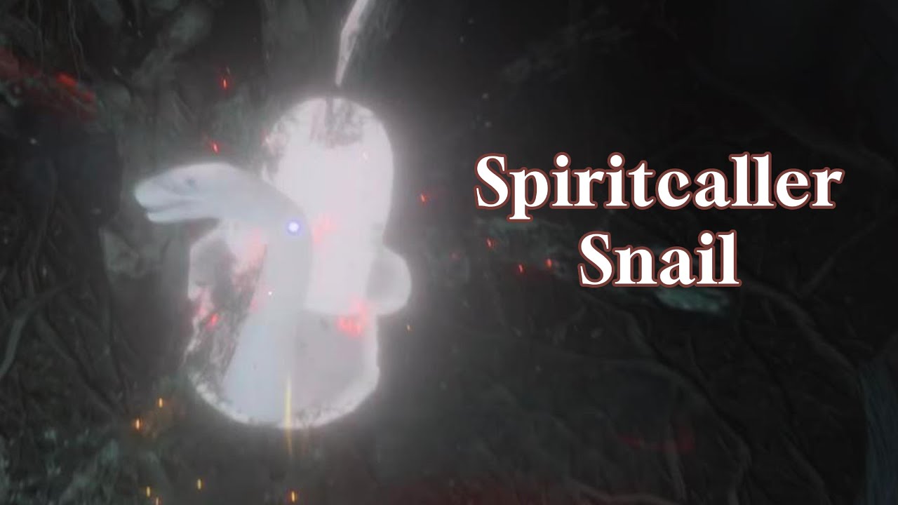 Elden Ring - Spiritcaller Snail Boss Fight (NO DAMAGE) [4K 60FPS]（唤灵蜗牛 ...