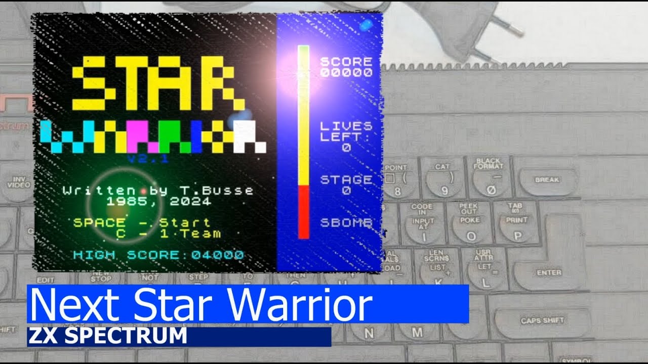 ZX Spectrum -=Star Warrior=- - YouTube