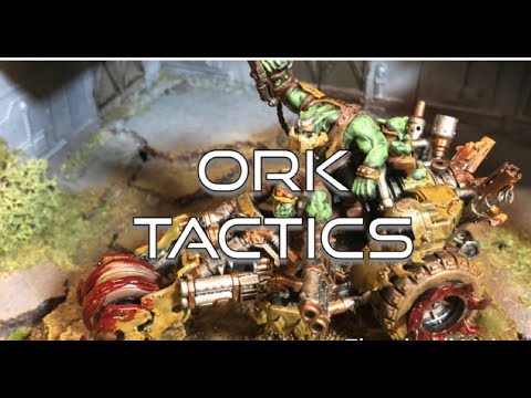 Ork tactics deffkilla wartrike; 8th edition 40k - YouTube