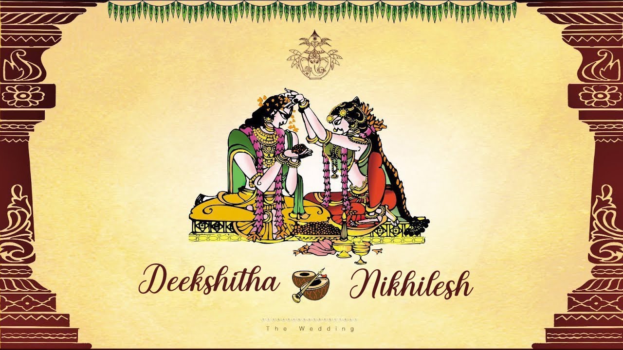 Deekshitha weds Nikhilesh - YouTube