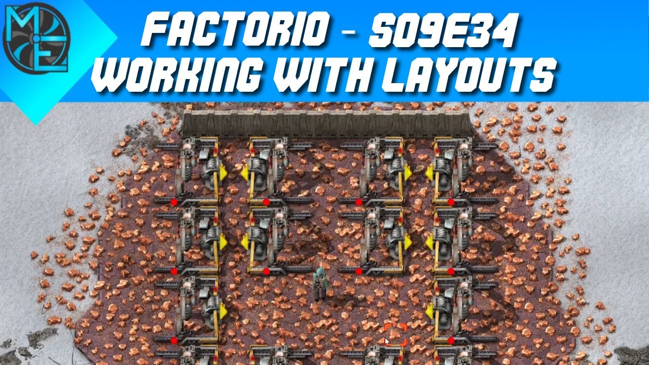 Factorio - S09E34 - Working With Layouts - YouTube