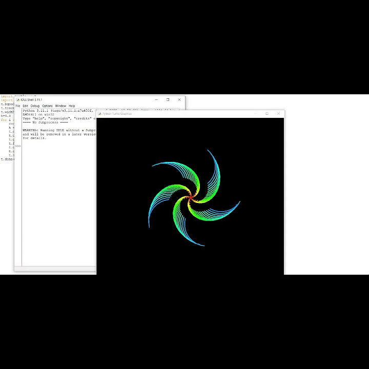 Python Turtle Graphic Design Python Coding Status 😍 Shorts Programming Turtle Python
