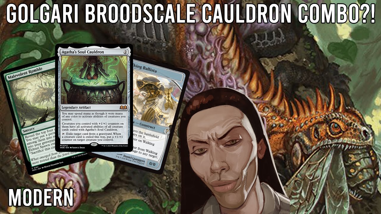 Golgari Broodscale Wombo Combo?! Broodscale | Modern | MTGO - YouTube