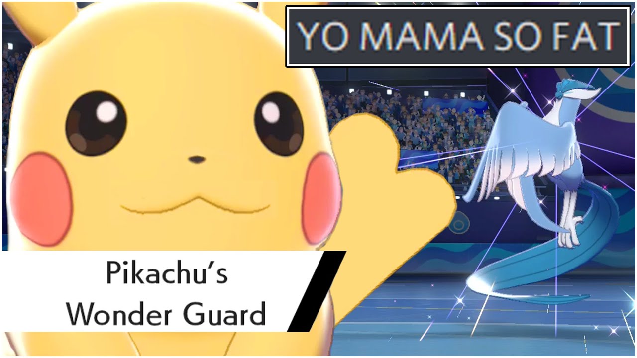 EPIC PIKACHU SWEEP~★ Sing WONDER GUARD Pikachu - HACKER Roasts My Mum ...