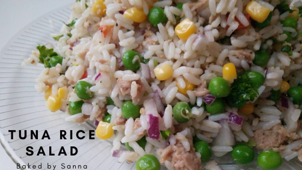 Easy Tuna Rice Salad - YouTube