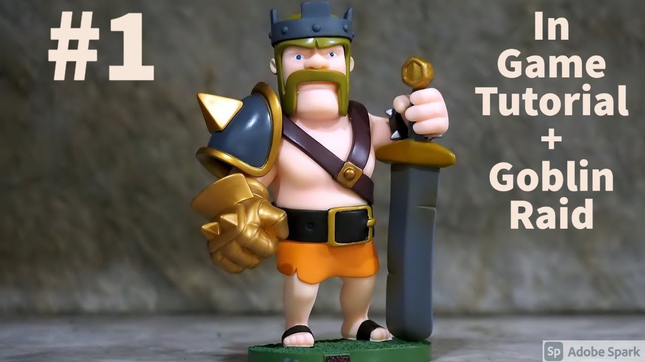 In Game Tutorial + Goblin Raid - Clash of Clans Walkthrough #1 - YouTube
