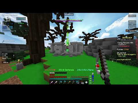 How to get to the SPIDERS DEN Hypixel Skyblock! *2021* - YouTube