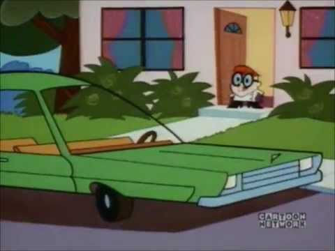 Dexter drives a car while I play unfitting music - YouTube