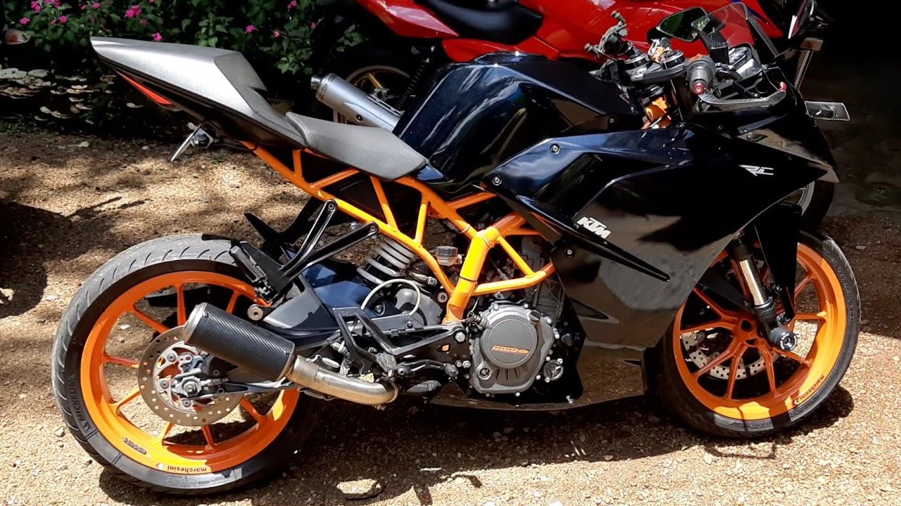 Ktm Rc 200 Exhaust Modification - YouTube