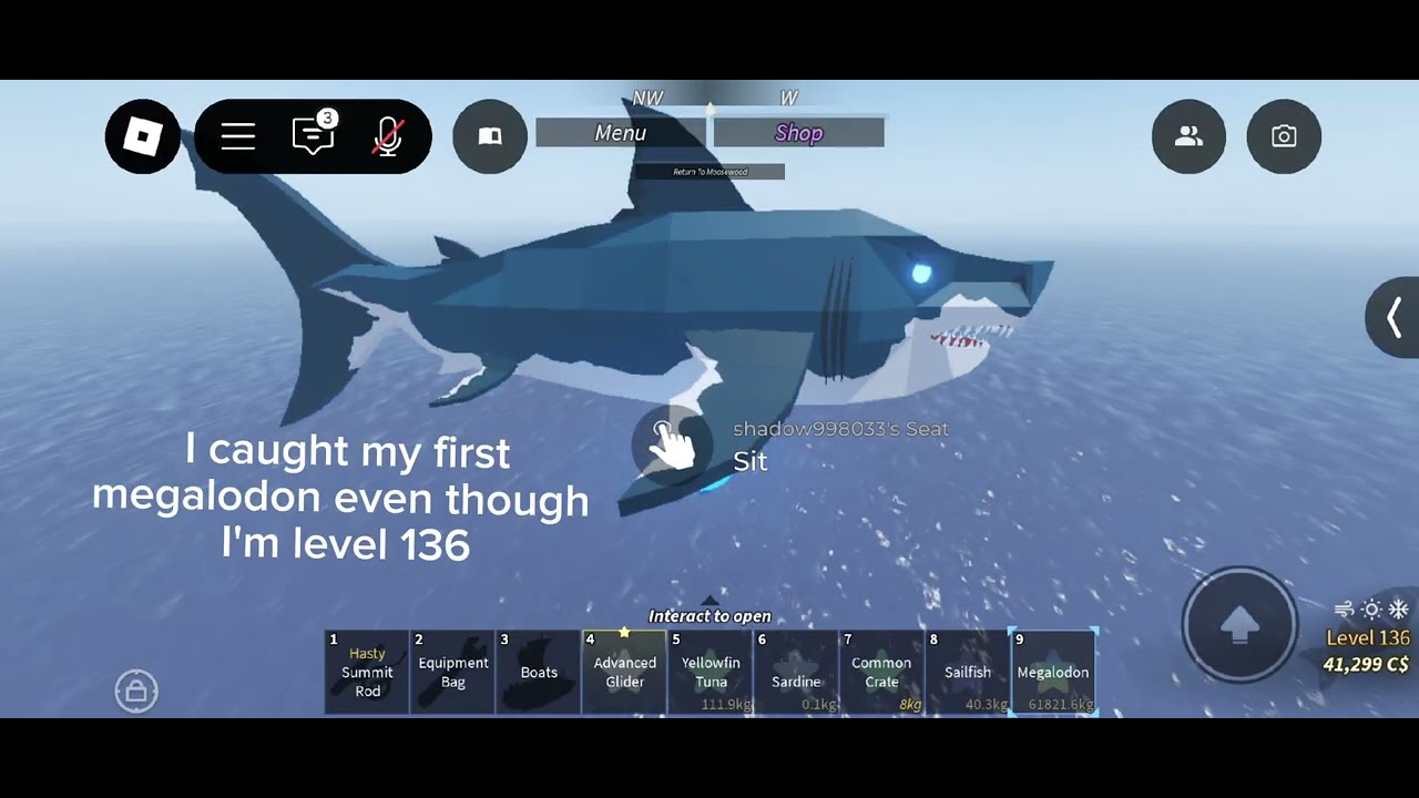 first Meg#fisch#fish#megalodon#fyp#fypシ゚ - YouTube