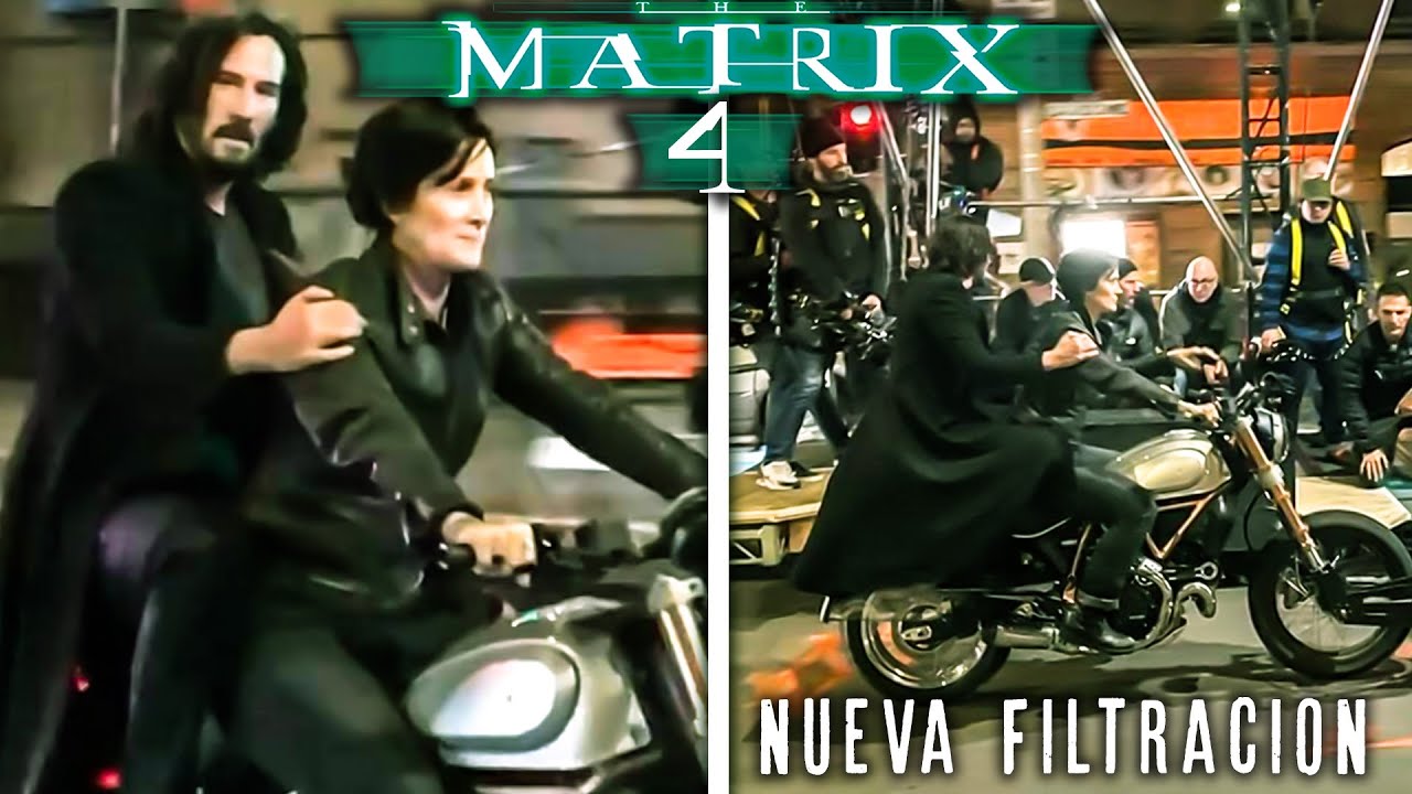 THE MATRIX 4 NEO Y TRINITY DE CERCA! WOOW!! - YouTube