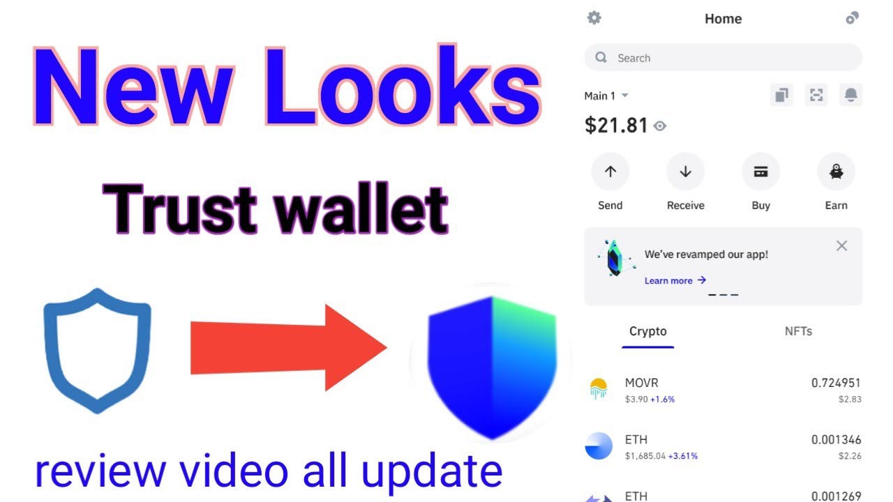 Trust wallet New Update awesome look multiple new account create trust ...