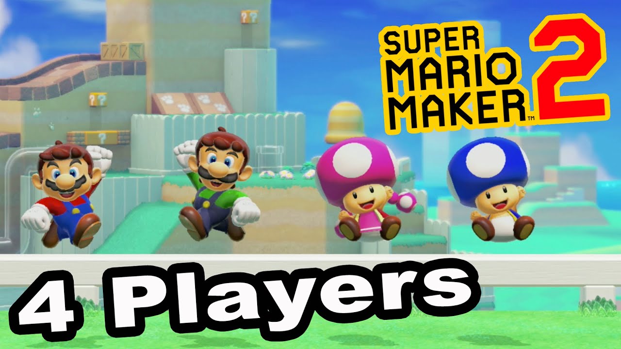 Super Mario Maker 2 – Course World | 4 Player (Local Multiplayer) #3 ...