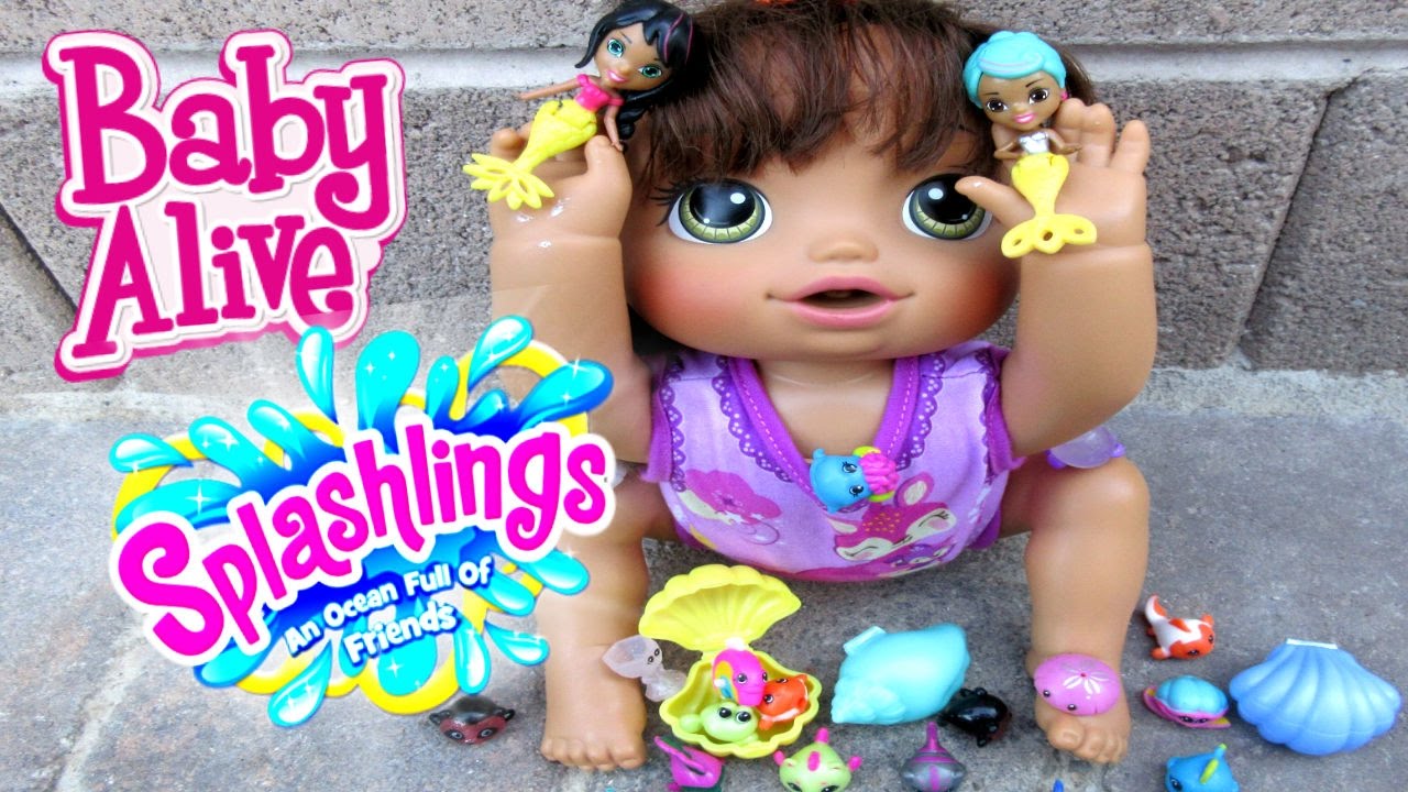 BABY ALIVE Giveaway Reminder AND Baby Alive Opens SPLASHLINGS 2nd WAVE ...