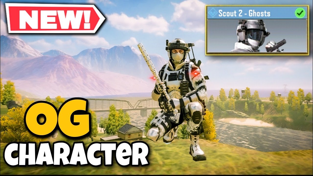 Codm *New* SCOUT-2 Ghost character from seasonal challenge | Battle ...