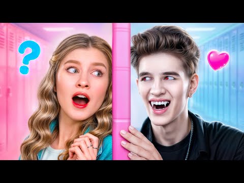 My Boyfriend is a Vampire!? OUR COLLEGE IS HAUNTED!