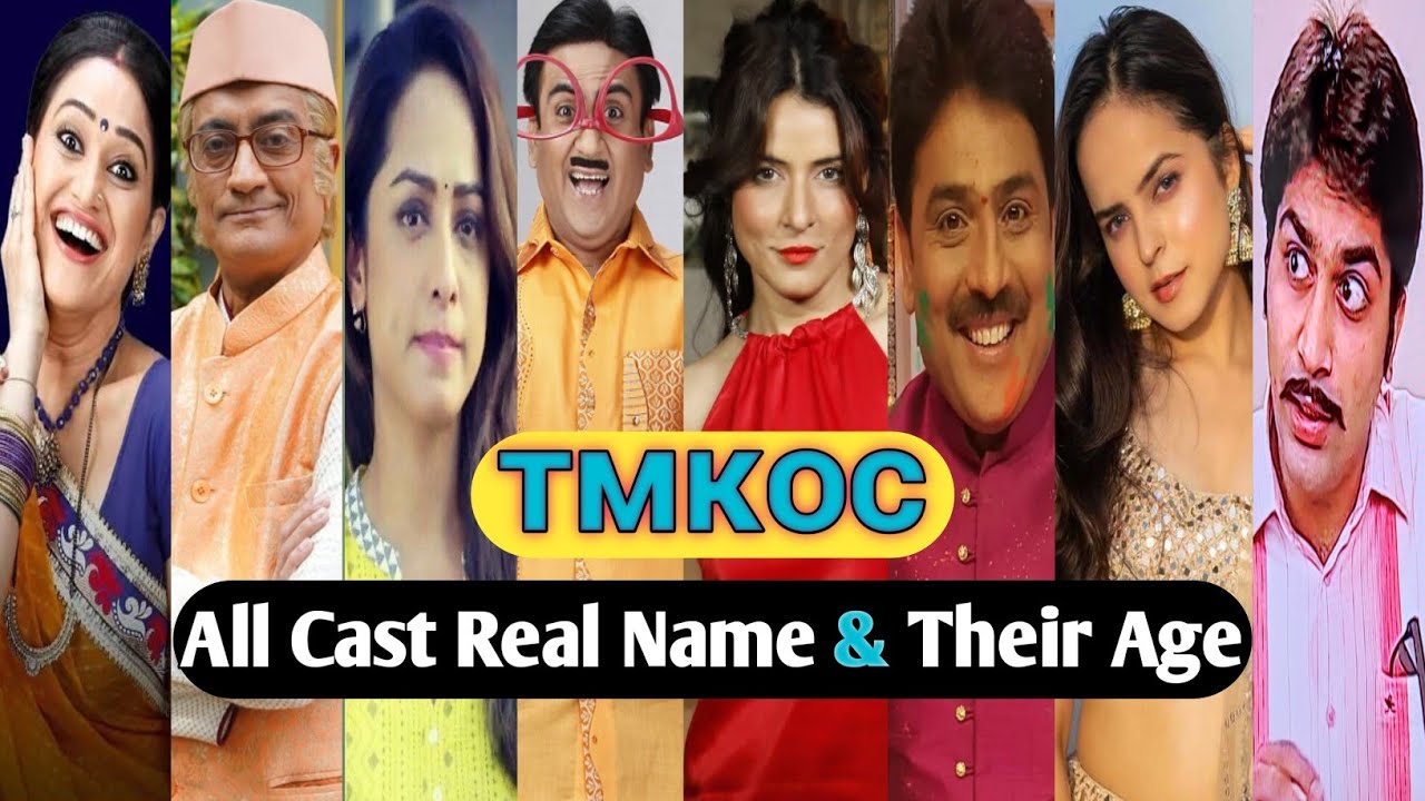 tmkoc cast real name and age 💥|| #tmkoc - YouTube