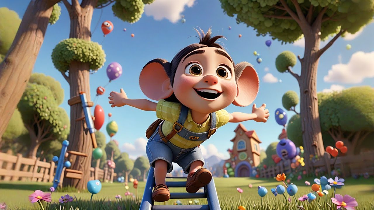 Mia Mouse Slides Down | Playful Adventure Song for Kids | Fun Nursery ...