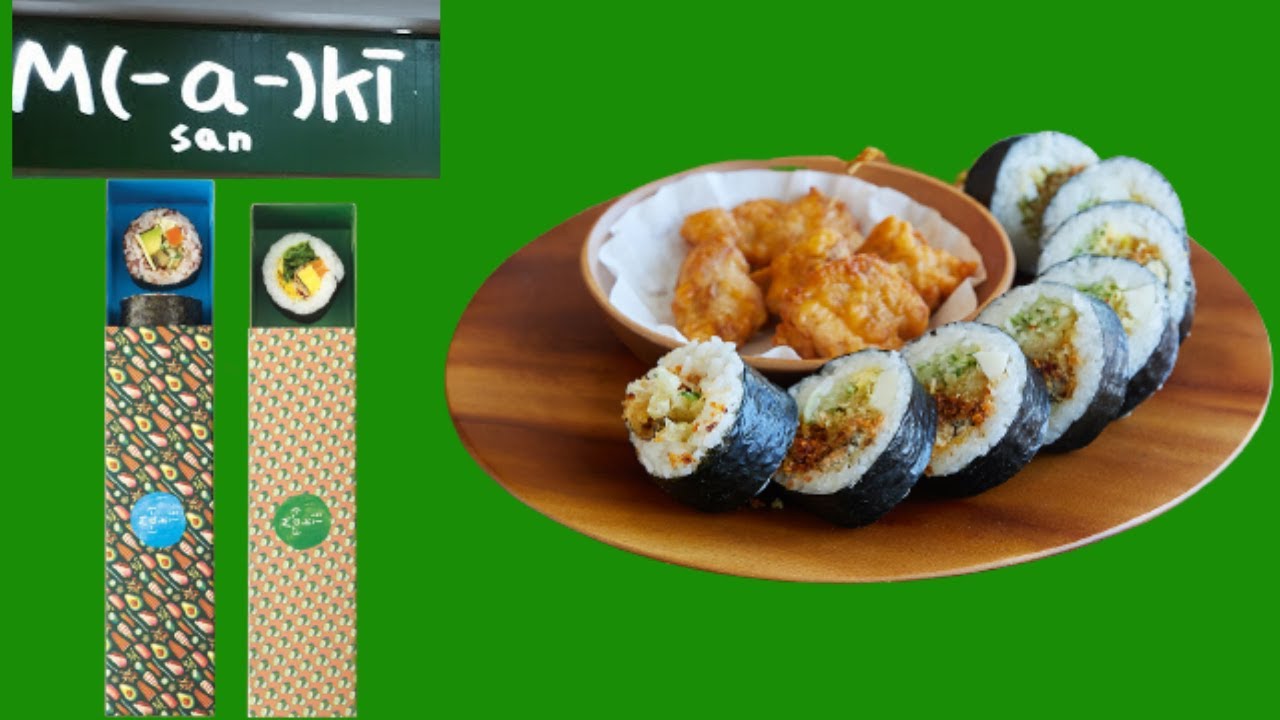 Healthy & Delicious Handmade Customised Sushi Roll At Maki-San - YouTube