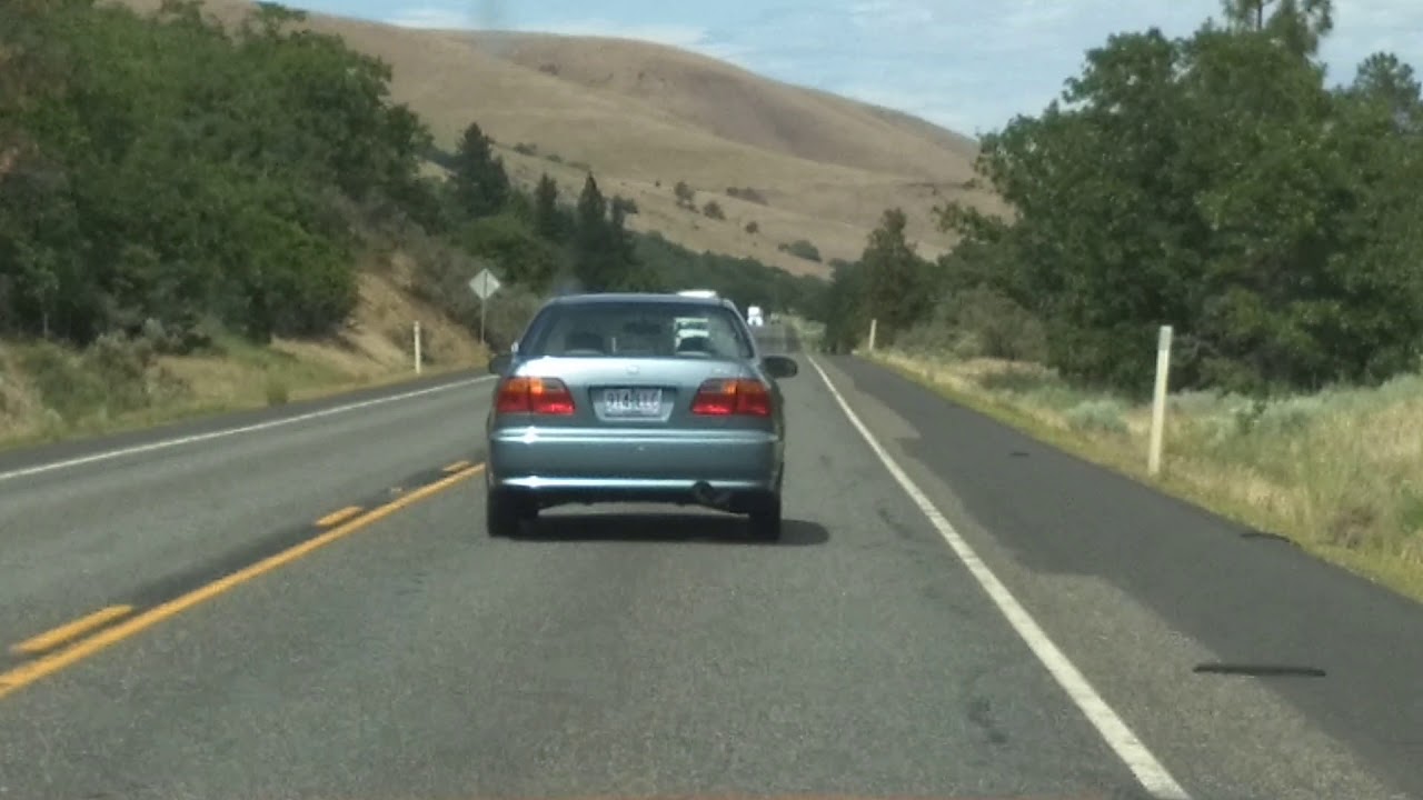 Ghost driving that car or is it a smart car - YouTube