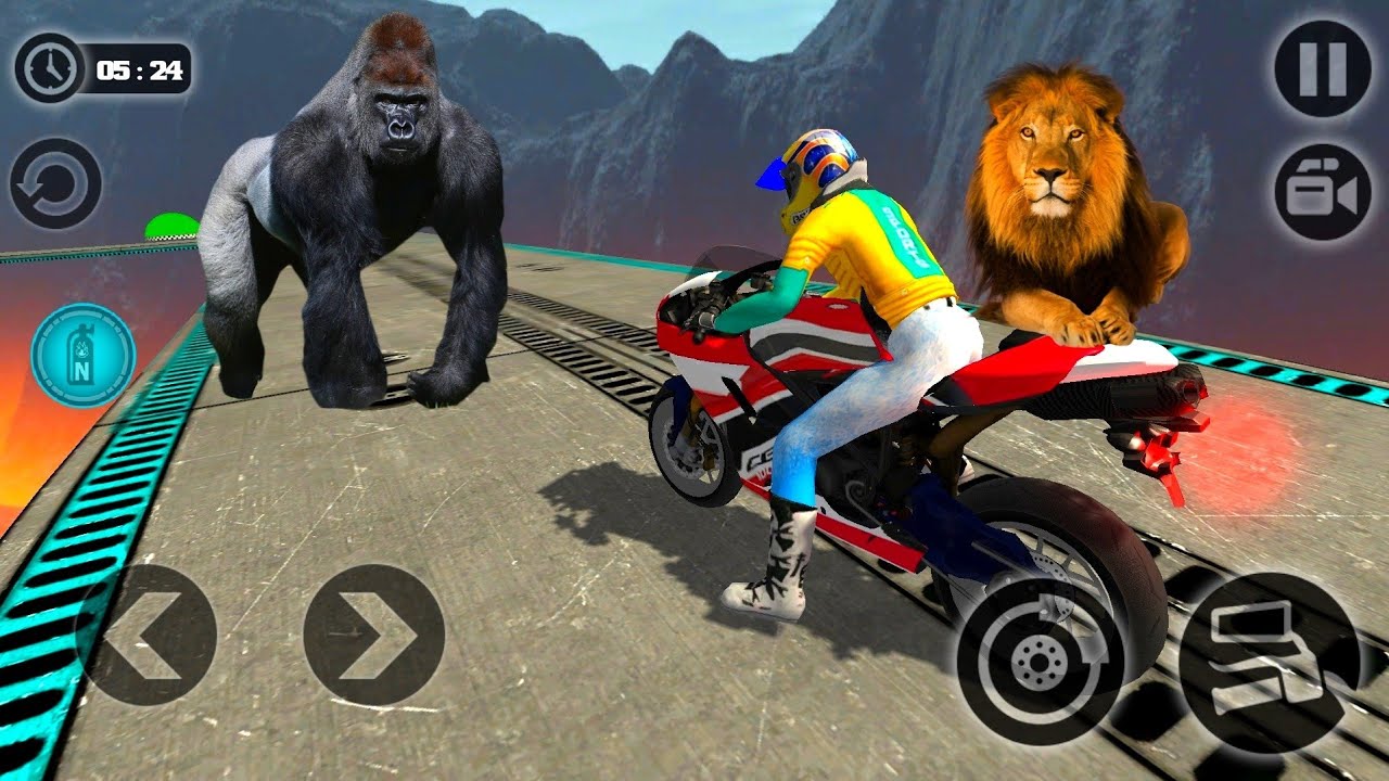 Impossible Motor Bike Tracks Gameplay – 3D Motorcycle Racing Games ...