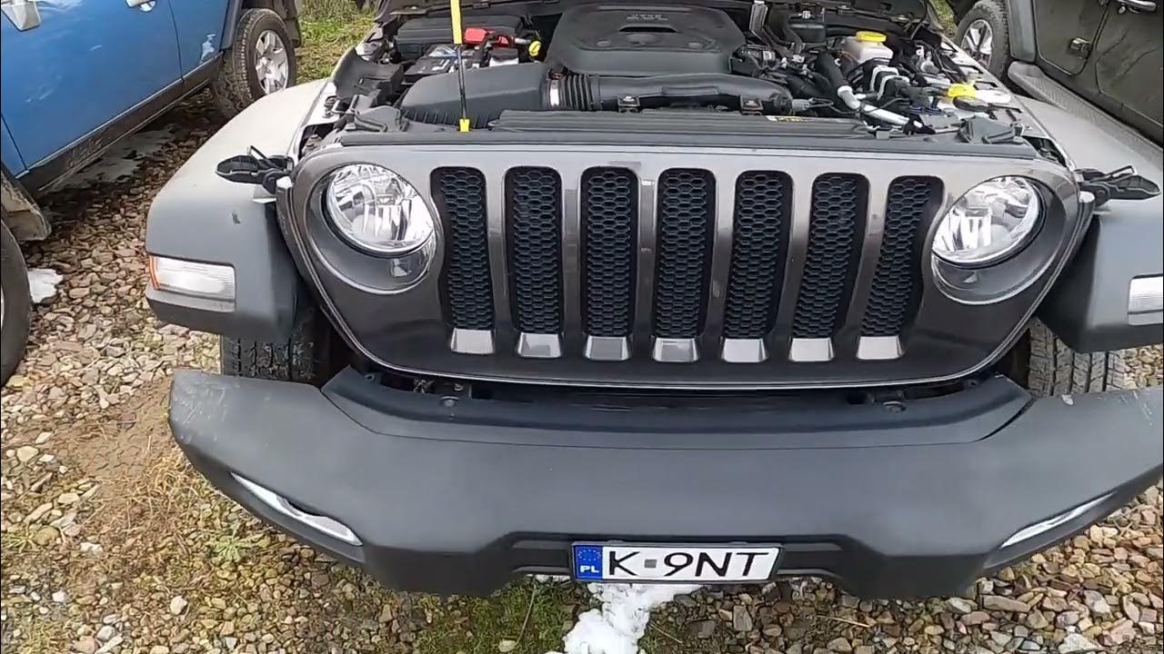 Where is Engine Oil Level Dipstick in the Jeep Wrangler IV ( 2018 – now ) - YouTube